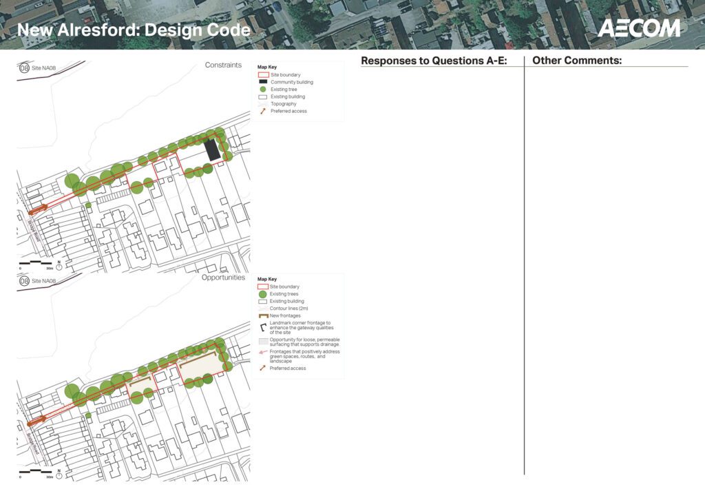 Housing Site and Design Codes – New Alresford Town Council